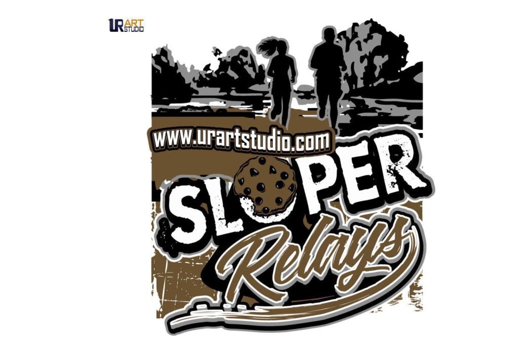 SLOPER RELAYS CROSS COUNTRY VECTOR LOGO DESIGN FOR PRINT - My Event Artist