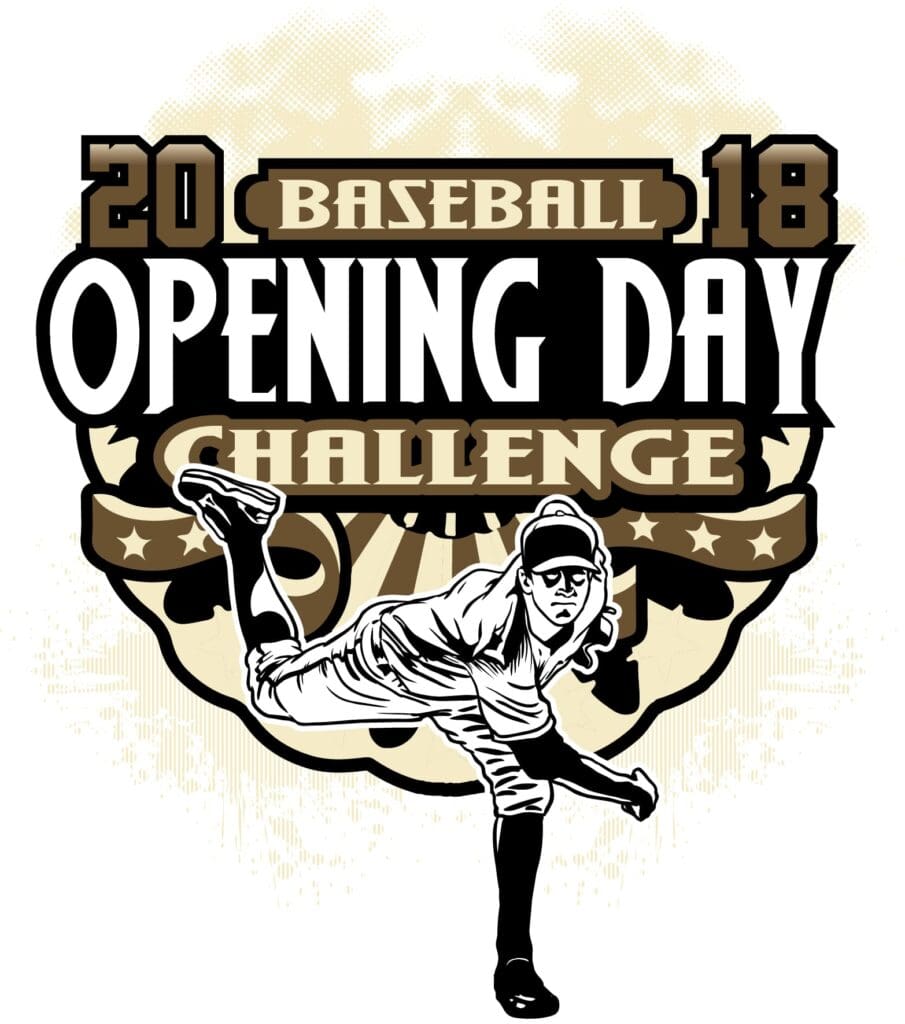 BASEBALL OPENING DAY CHALLENGE VECTOR LOGO DESIGN FOR PRINT | My Event ...
