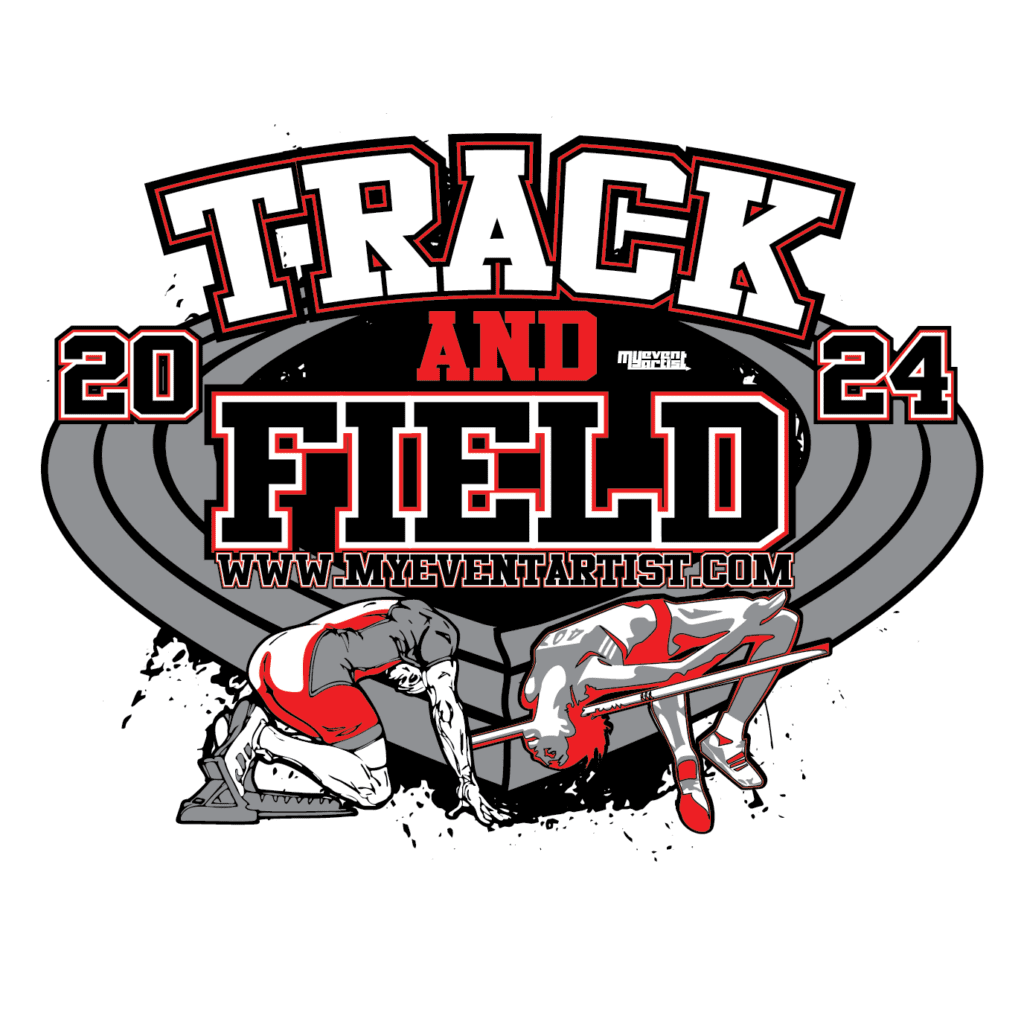 TRACK AND FIELD EVENT LOGO DESIGN READY FOR PRINT - My Event Artist